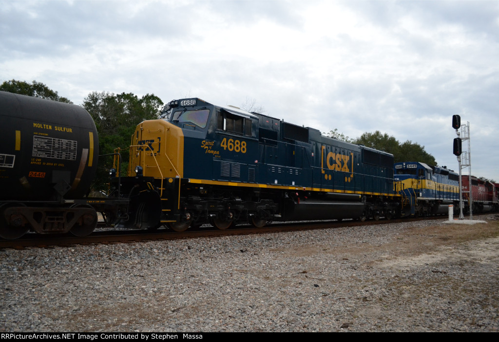 CSXT 4688 In Box Car Logo Paint Scheme